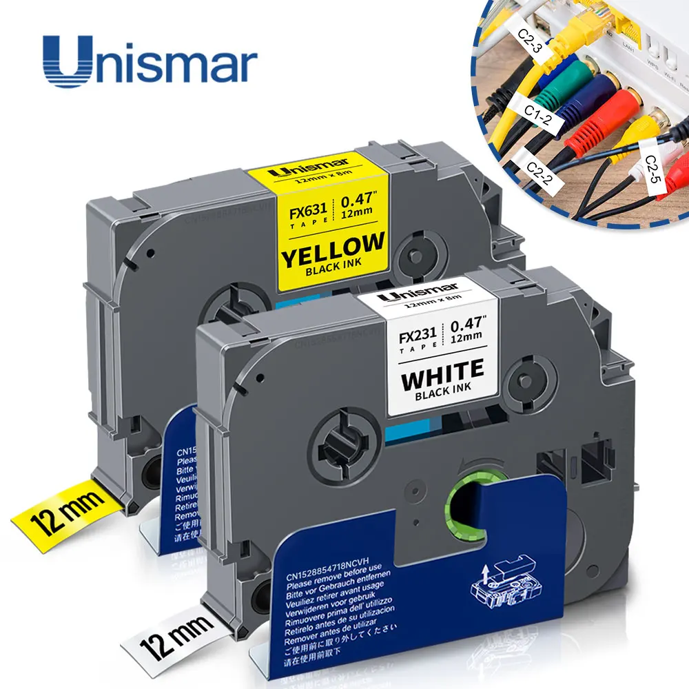 Cintas-de-identificaci-n-flexibles-para-fabricante-de-etiquetas-p-touch ...