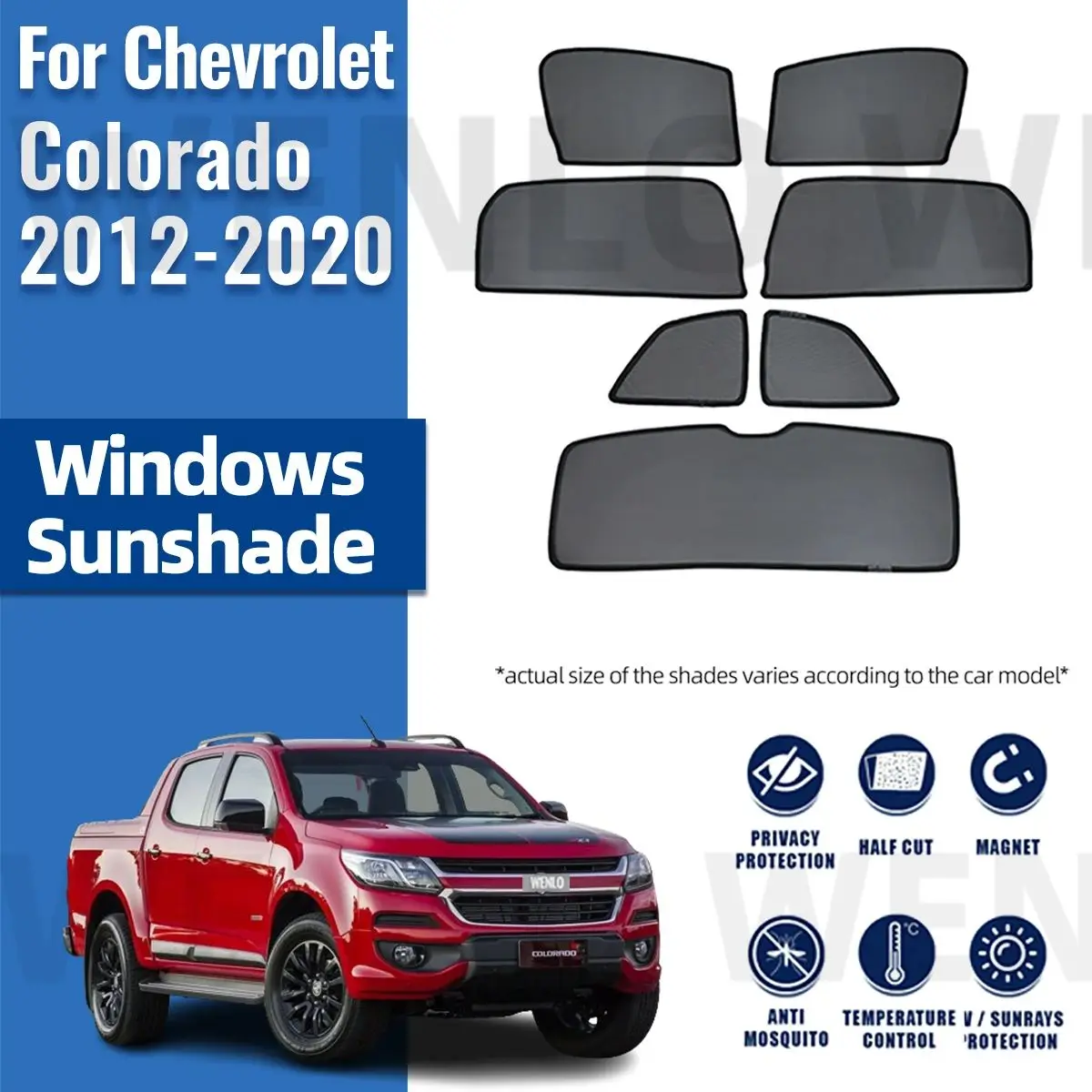 For Chevrolet Holden Colorado 2012-2019 2020 Magnetic Car Sunshade ...