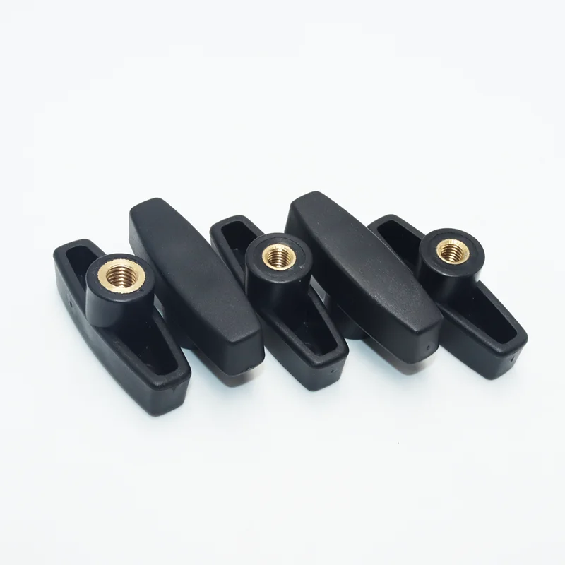 M6 M8 M10 Slotted Hand Nut Head Diameter 65mm Screw Brass Core Hand ...
