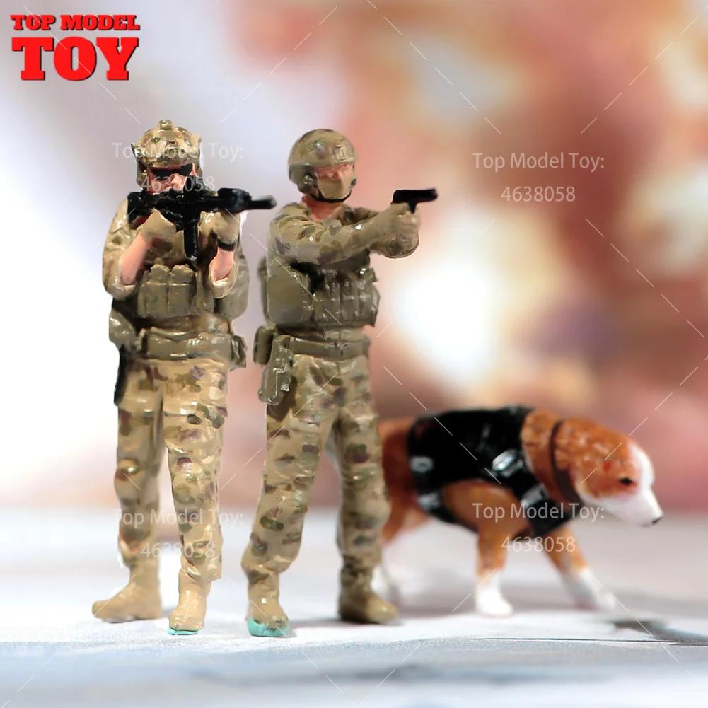 Painted-Miniatures-1-64-1-35-1-72-American-Modern-Soldiers-with-Guns-Dog-Scene-Props.jpg