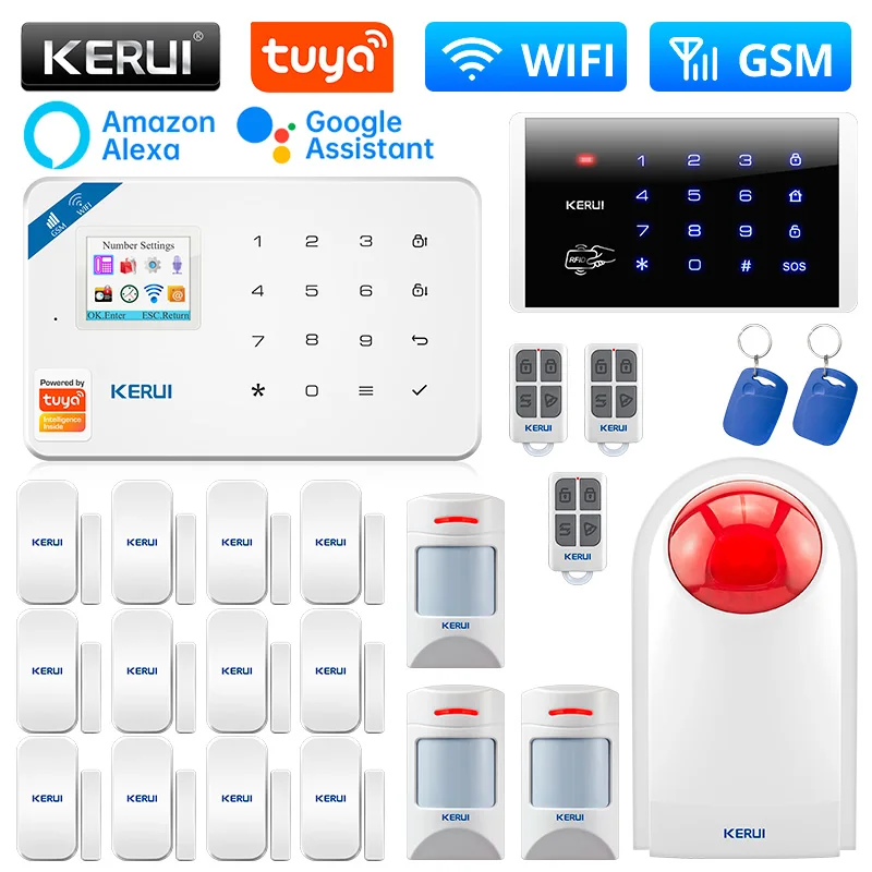 KERUI-W181-Main-Security-Unit-Alarm-System-for-Home-Wireless-WIFI-GSM ...