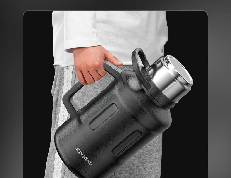 316 Stainless Steel Insulated Thermos Bottle 2L Outdoor Travel Coffee Mugs Thermal Vaccum Water ...