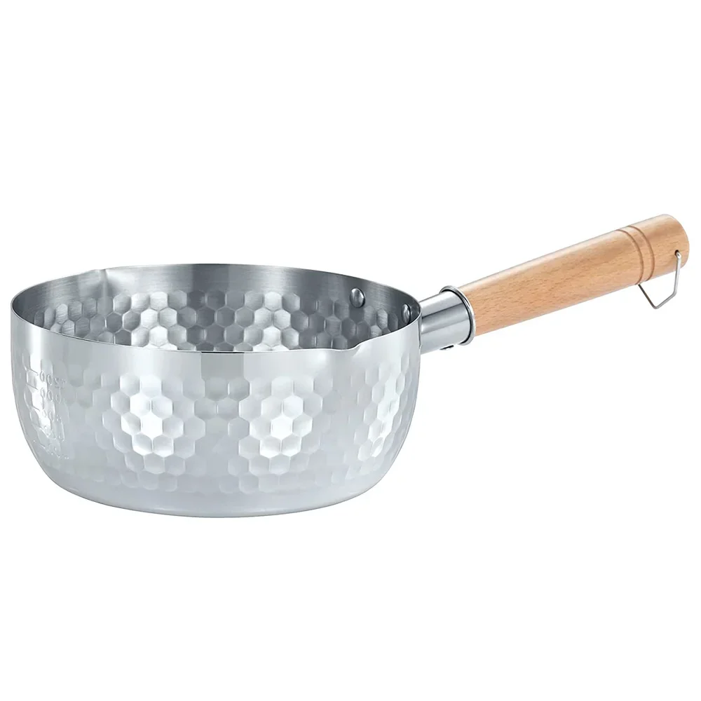 Stainless-Steel-Yukihira-Pan-Traditional-Japanese-Saucepan-with-Wooden ...