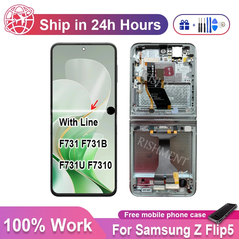 Defects-AMOLED-Z-Flip5-Internal-Screen-For-Samsung-Galaxy-Z-Flip-5 ...