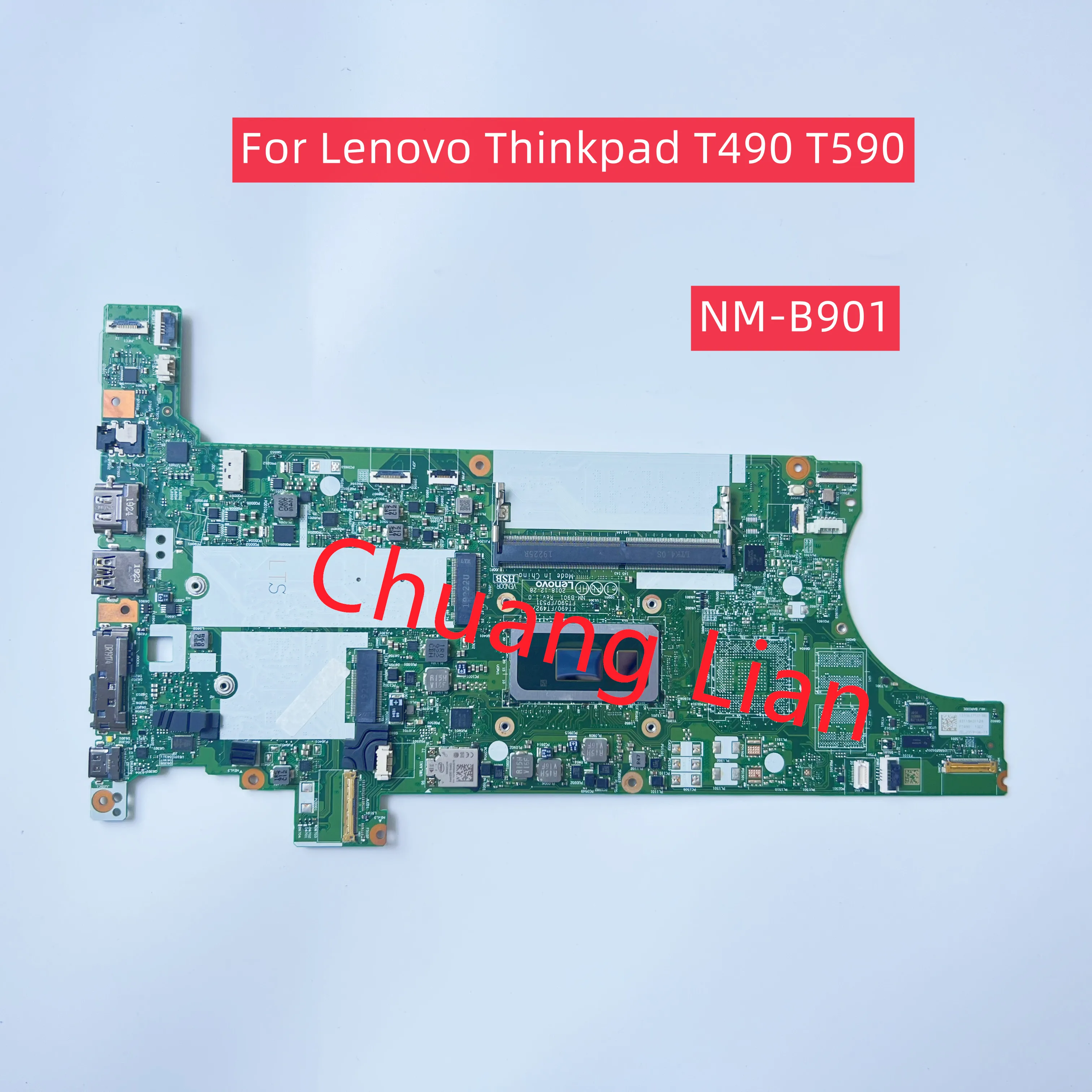 Nm-b901 For Lenovo Thinkpad T490 T590 Motherboard With Cpu I5 8265u ...