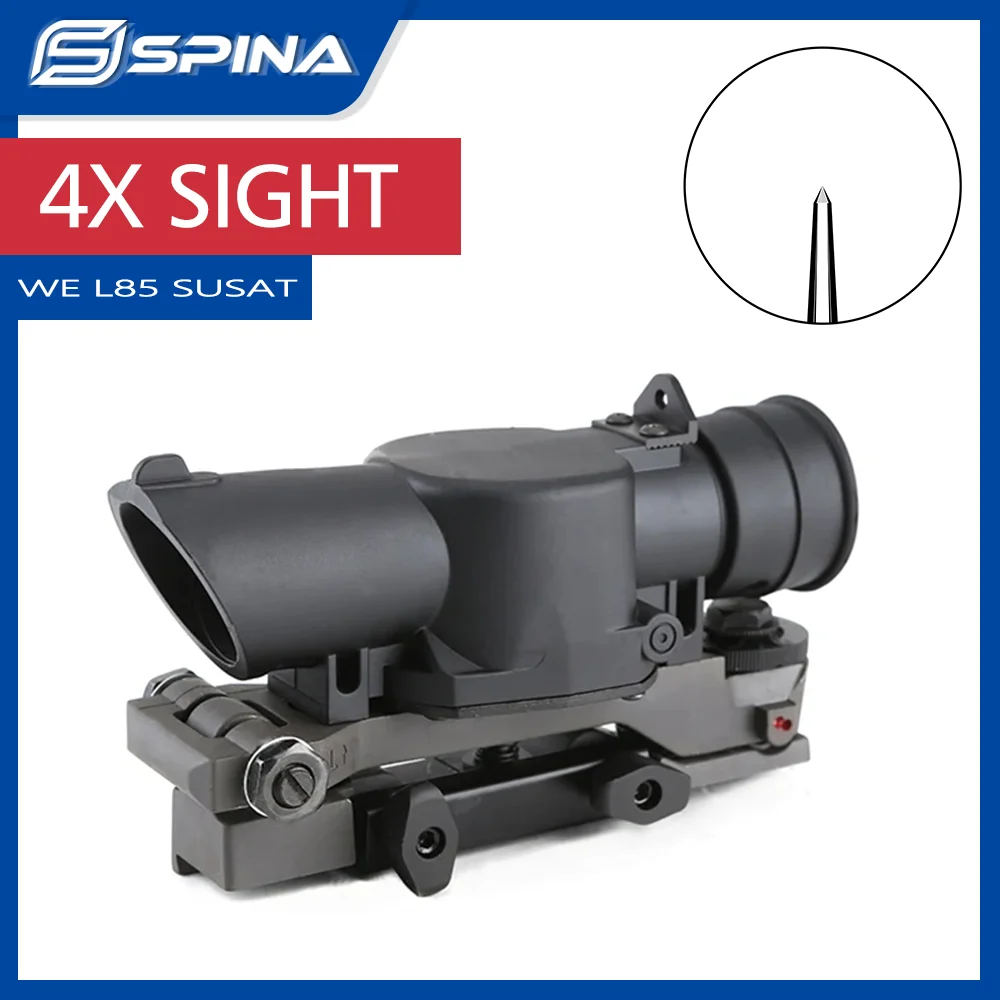 WE-L85-SUSAT-Type-Tactical-4X-Sight-Rifle-Scope-w-Quick-Detach-Weaver ...