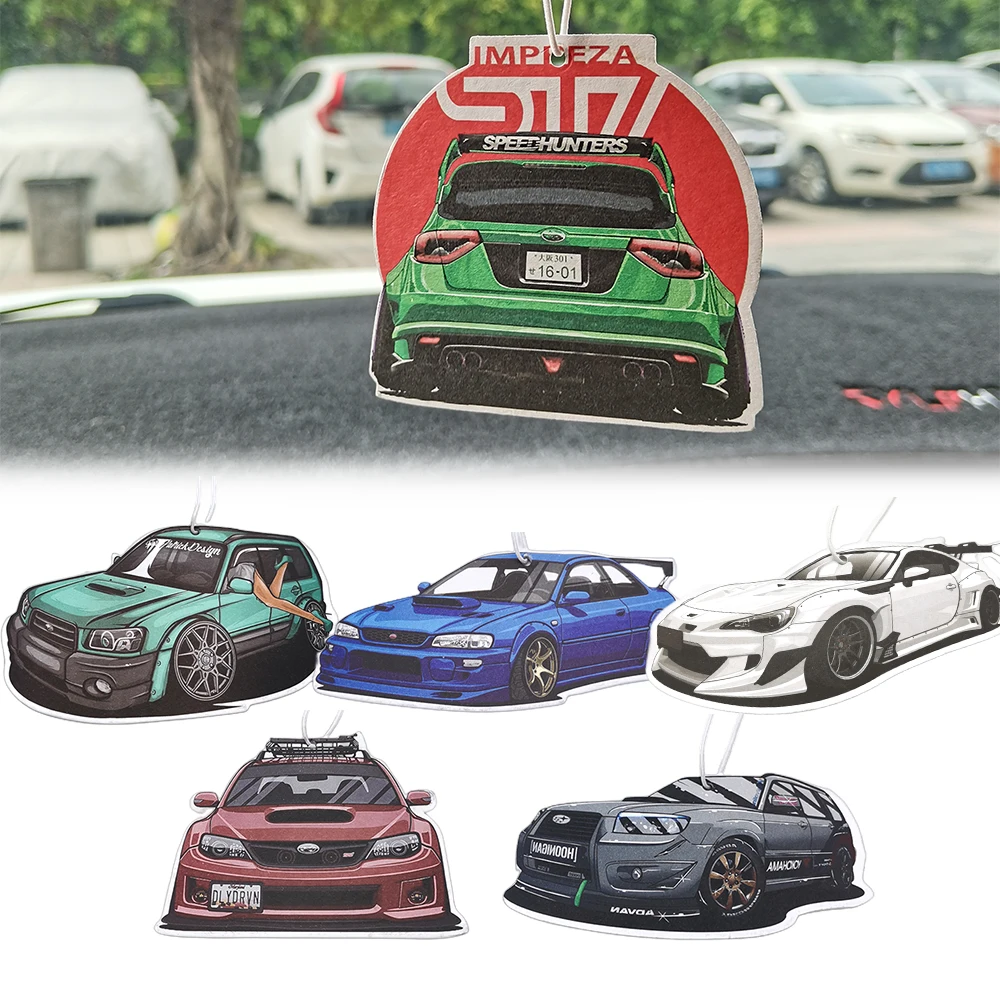 JDM-Style-Car-Rearview-Mirror-Pendant-Air-Freshener-Hanging-Fit-Subaru ...