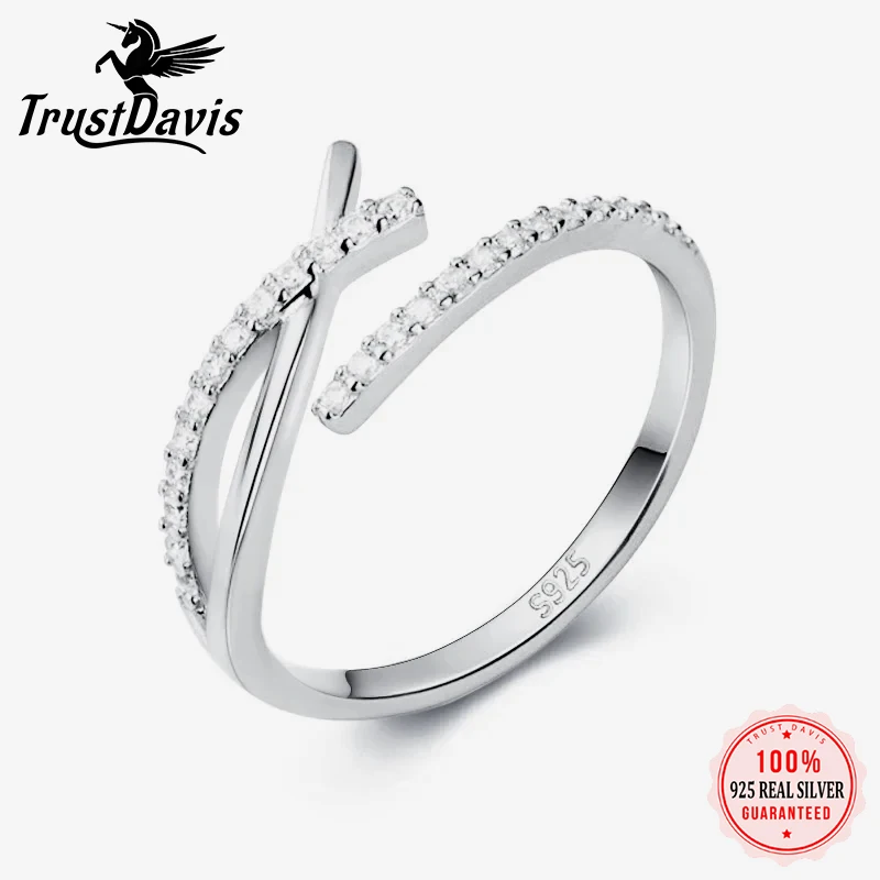 Trustdavis-Genuine-Fashion-925-Sterling-Silver-Sweet-Twinkling-CZ-Cross ...