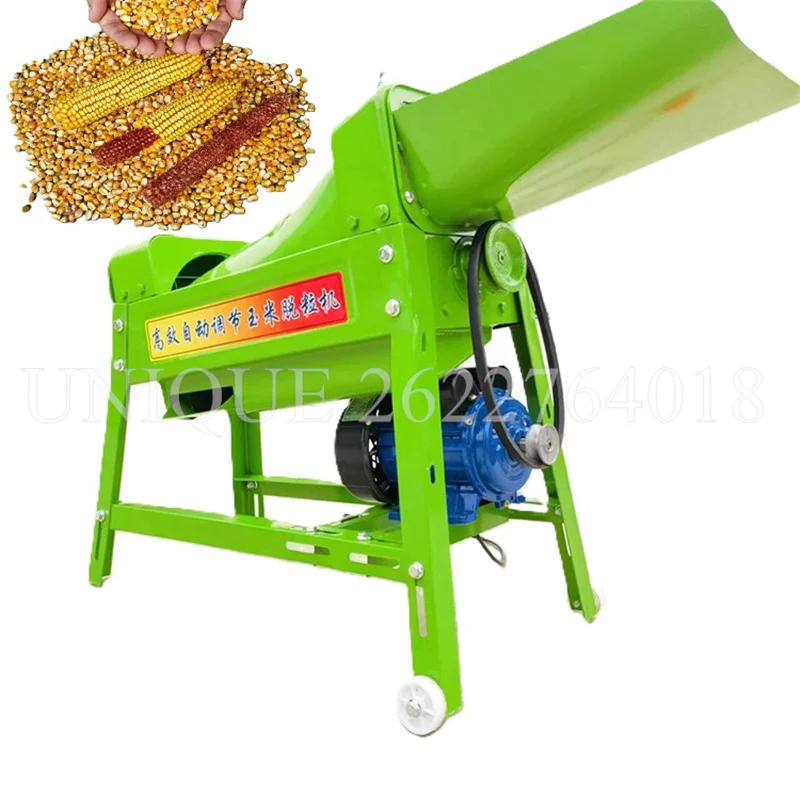 Low-Moq-Mini-Fully-Automatic-Corn-Thresher-Maize-Peeler-Sheller-Machine-Electrical-Corn ...