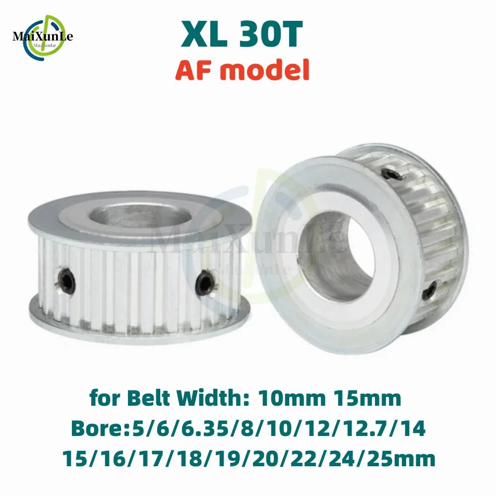 XL AF-model 30T Timing Pulley Bore 5/6/8/10/12/14/15~25mm Pitch 5.08 mm ...
