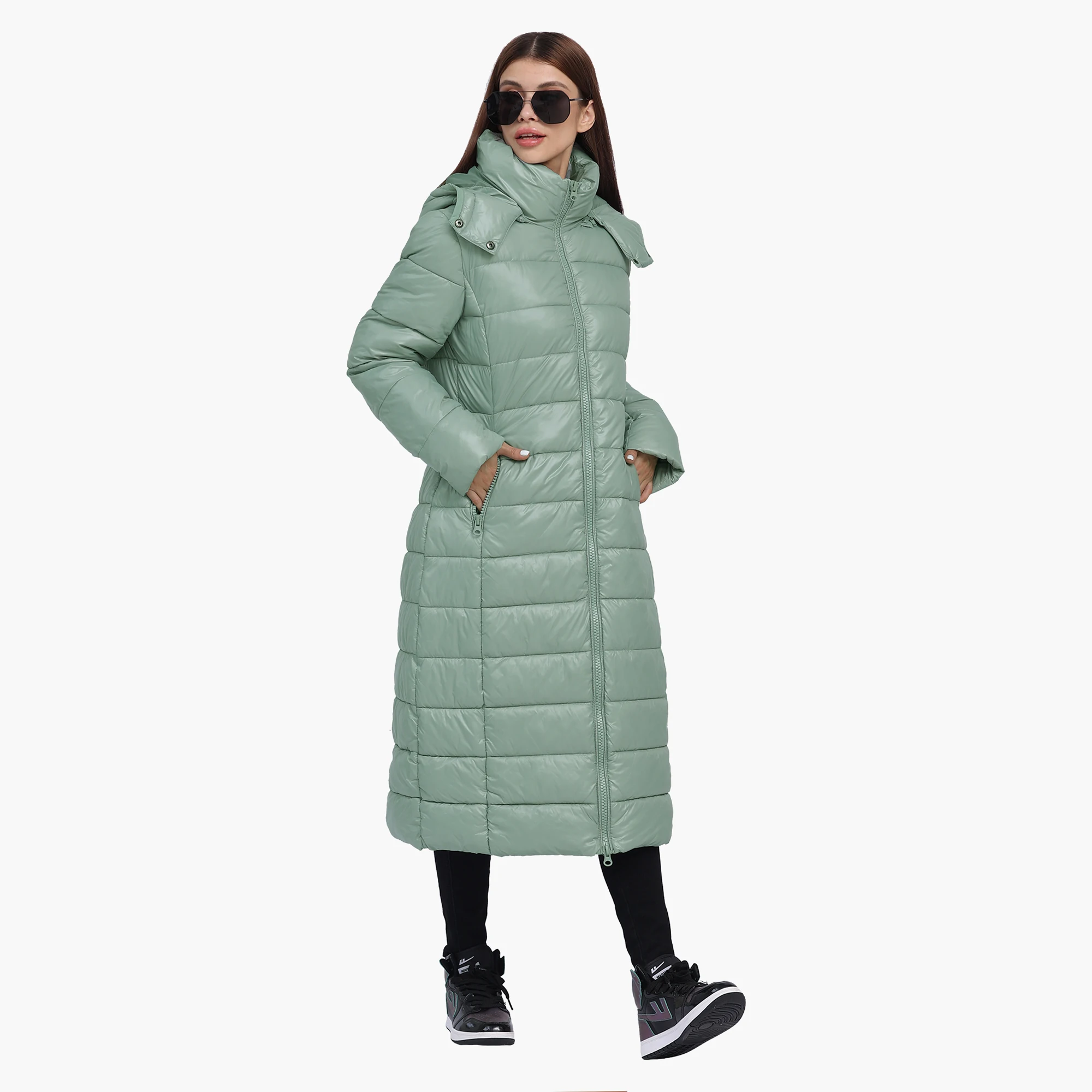SANTELON-Women-Winter-Thick-Warm-Extra-Long-Parka-Over-Knee-Puffer ...