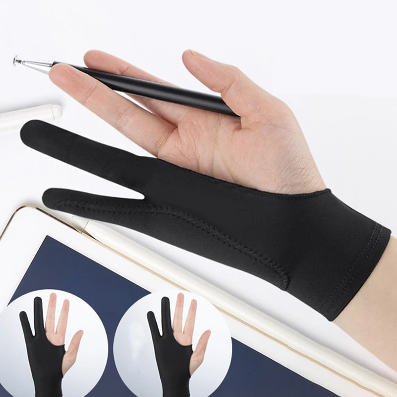 1X-Artist-Drawing-Glove-For-Any-Graphics-Drawing-Tablet-Black-2-Finger ...