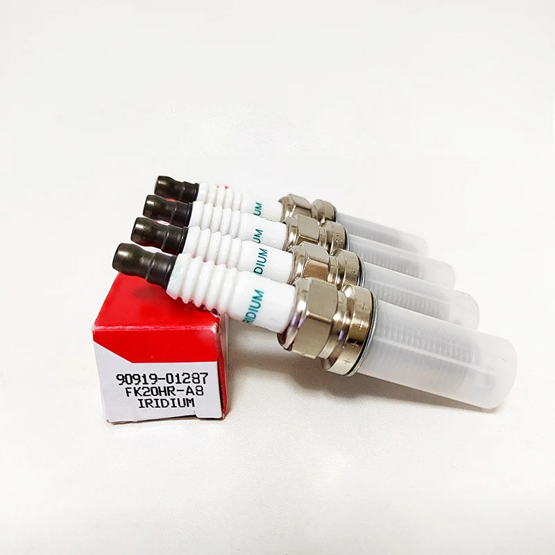90919-01287 4/10 Uds FK20HR-A8 bujía de iridio doble para Toyato ...