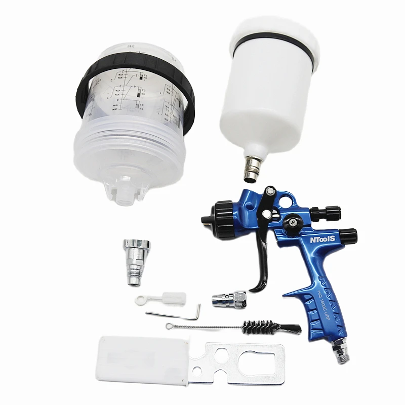 LVLP-Spray-Gun-Paint-Gun-1-3mm-Nozzle-With-Paint-Mixing-Cup-And-Adapter ...