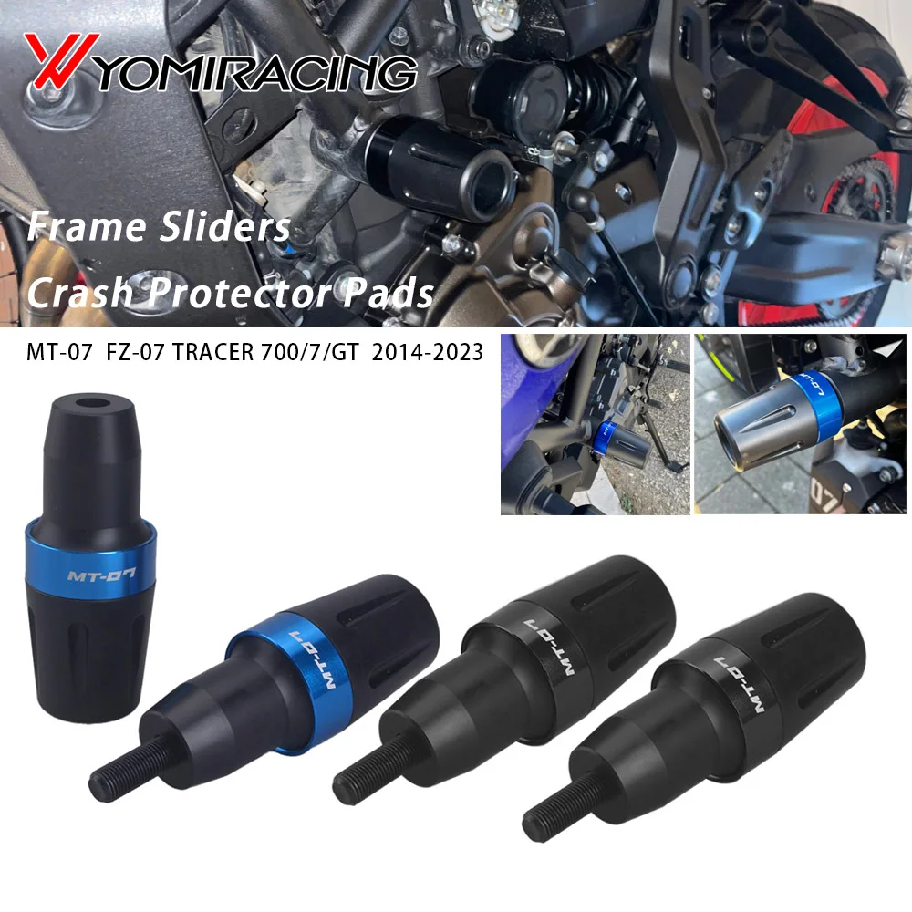 MT-07 Frame Sliders Crash Protector For YAMAHA MT07 Tracer 700/7/GT ...