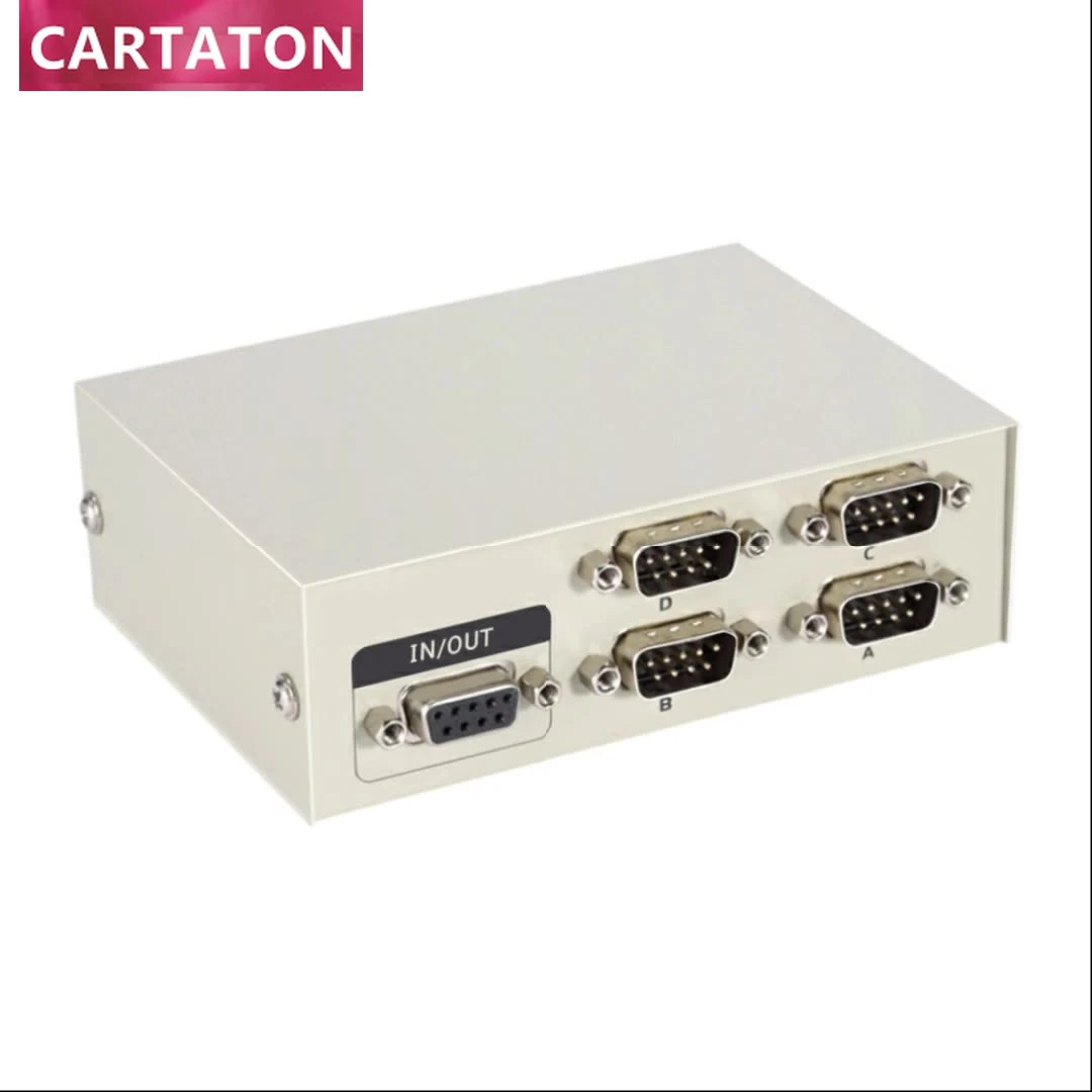 Db9 Switch Box 4 Port In 1 Output 4 Way Serial Switch - Converters ...
