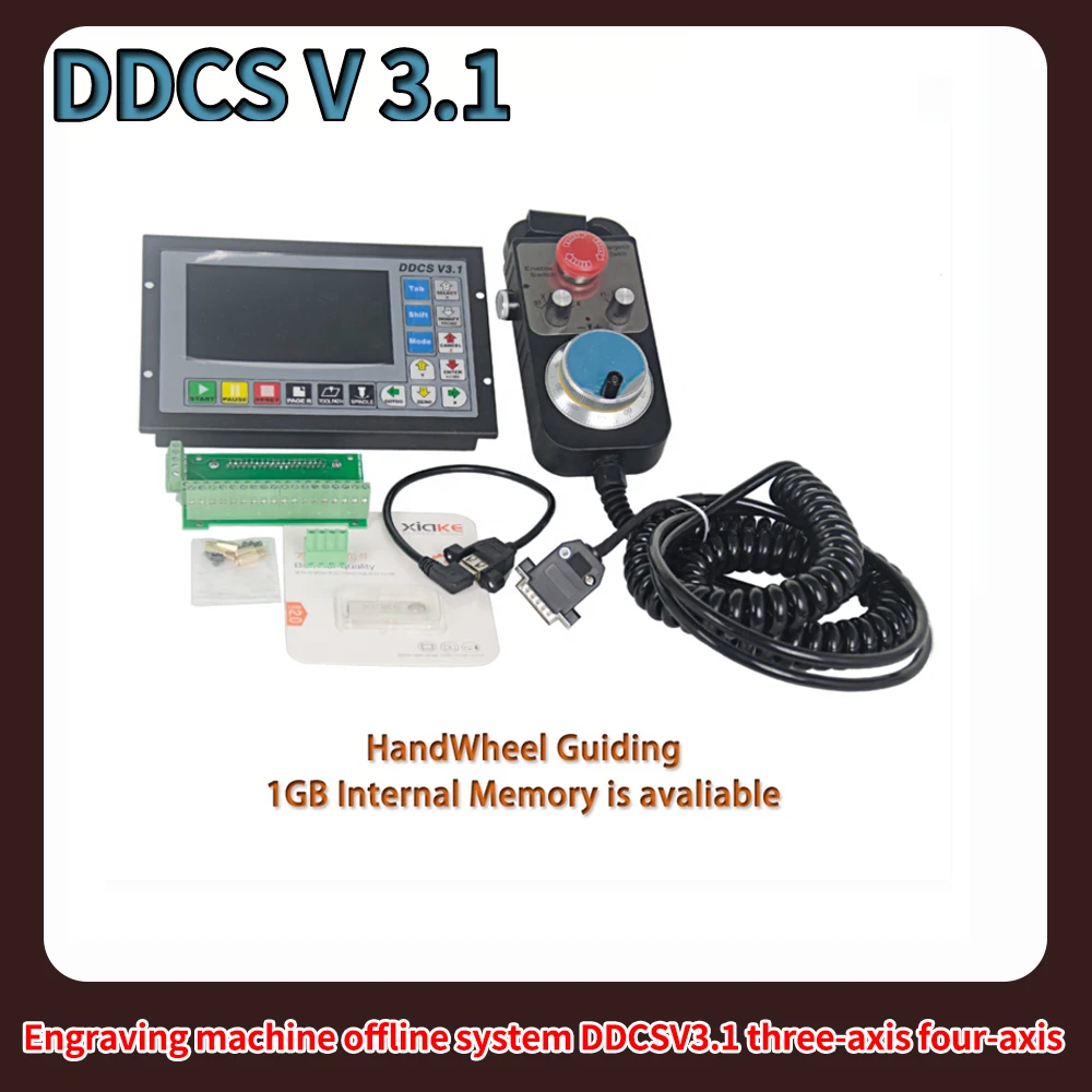Controlador de movimiento sin conexión DDCS V3.1, Kit de controlador de máquina de grabado ...