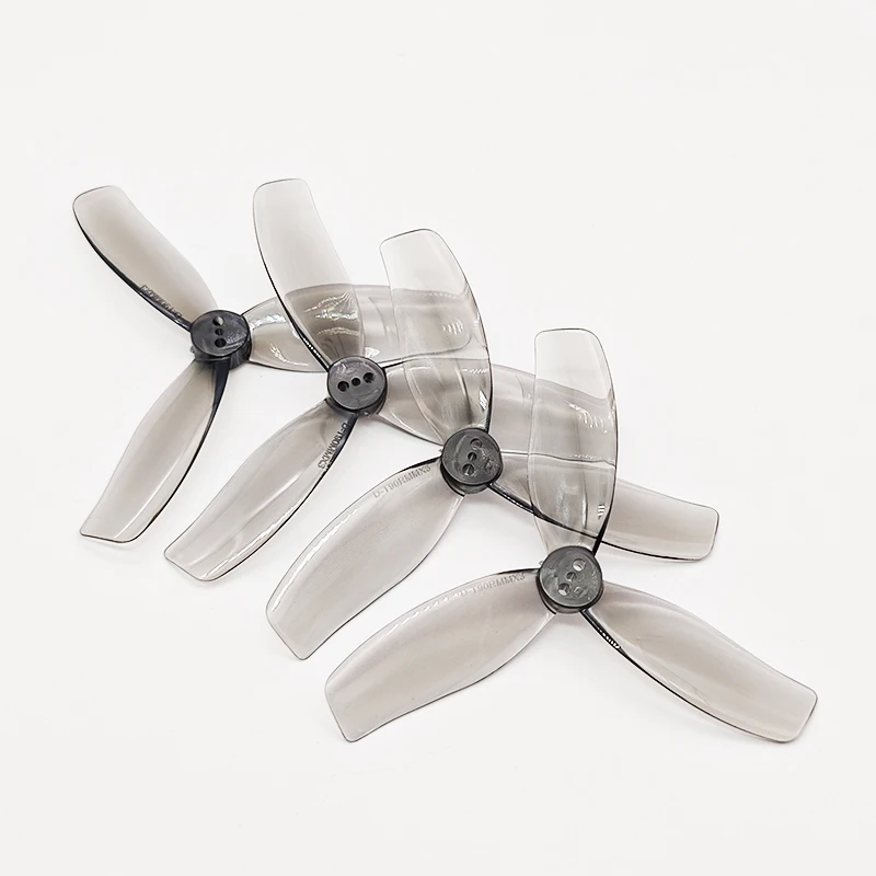 2Pairs DT90MMX3 3.5 inch 90mm Propellers 3-Blade 1.5mm PC Prop For RC ...