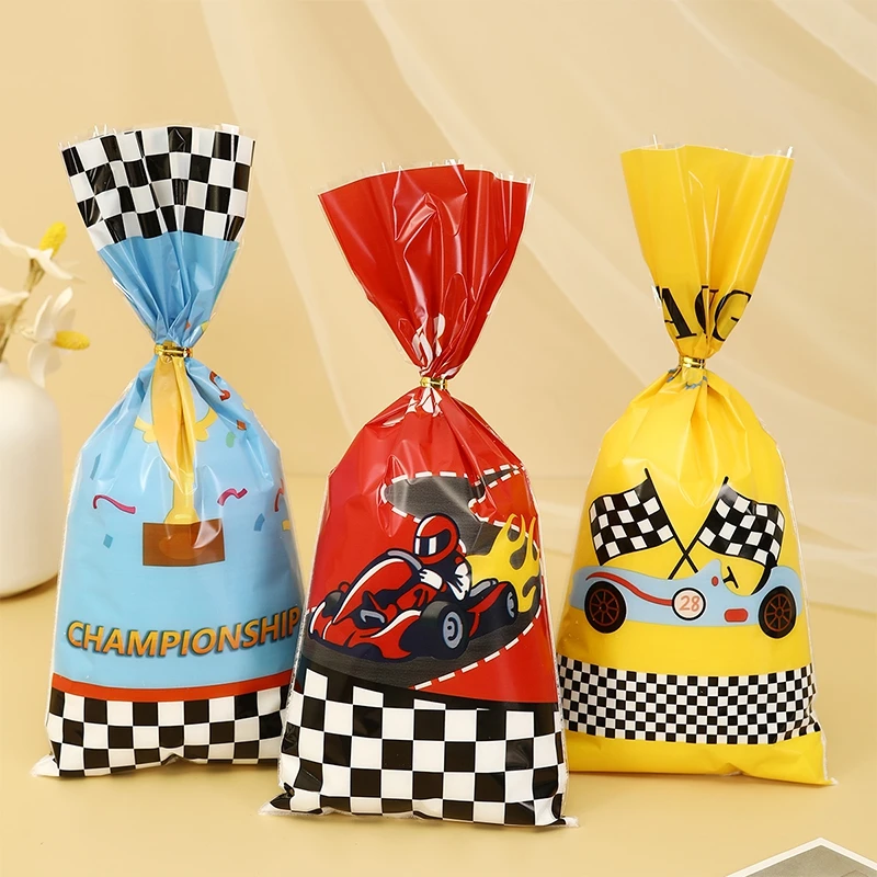 25-50pcs-Racing-Car-Theme-Gift-Bags-Race-Car-Party-Supplies-for-Candy ...