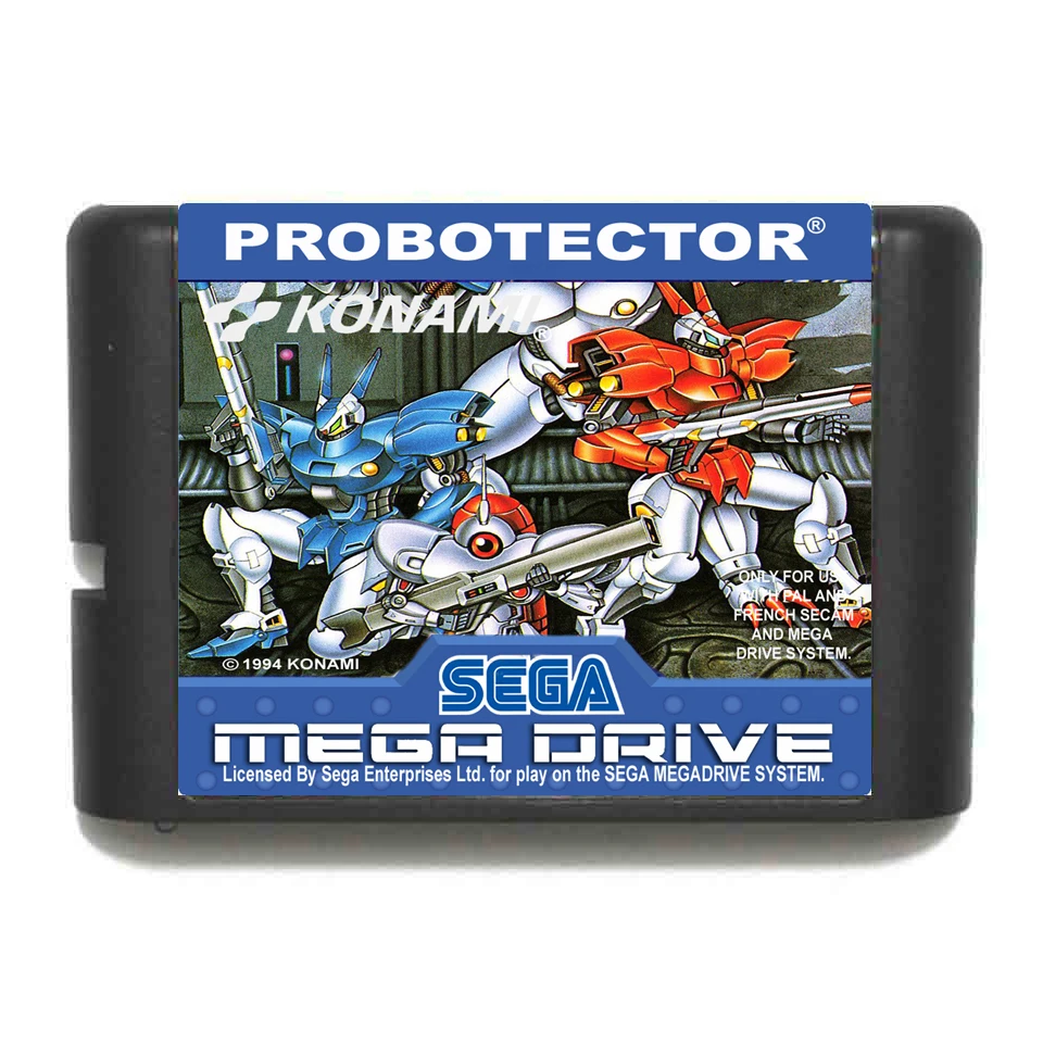 Probotector 16 비트 MD 게임 카드, 세가 메가 드라이브 제네시스|16 bit|md game16 bit md ...