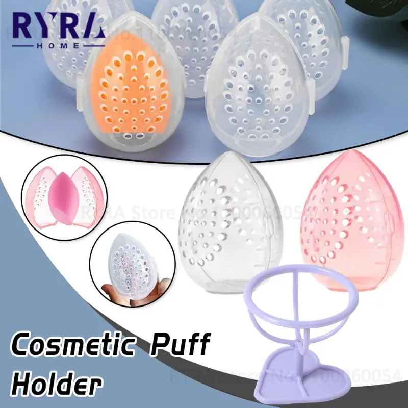Cosmetics-Puff-Holder-Makeup-Sponge-Box-Plastic-Portable-Waterproof ...