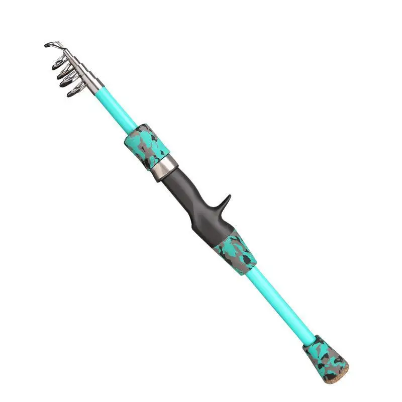 Fishing Pole Ultra Short Telescopic Fishing Pole Fishing Rod Small Sea ...