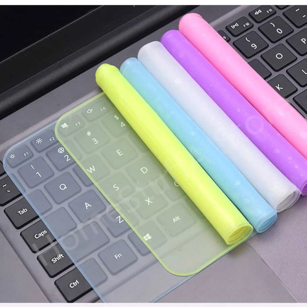 Universal-Laptop-Keyboard-Skin-Film-Cover-Waterproof-Dustproof-Silicone ...