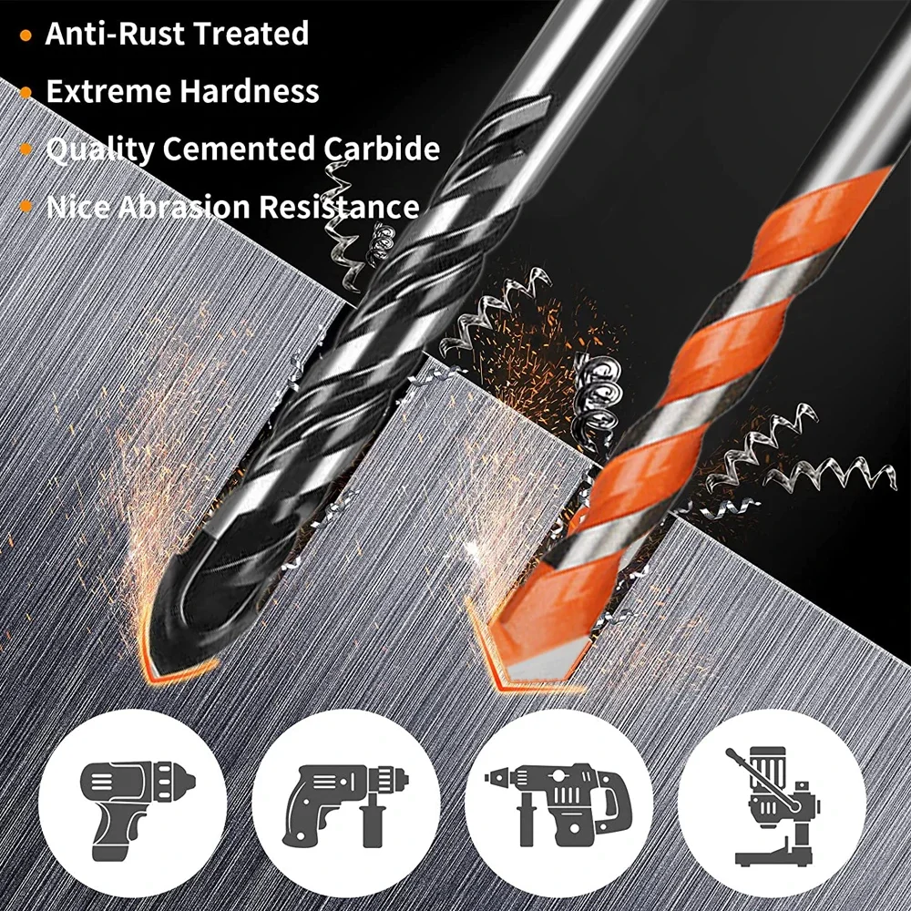 7PCS-Multifunctional-Cross-Hex-Tile-Glass-Drill-Bits-Set-Titanium ...