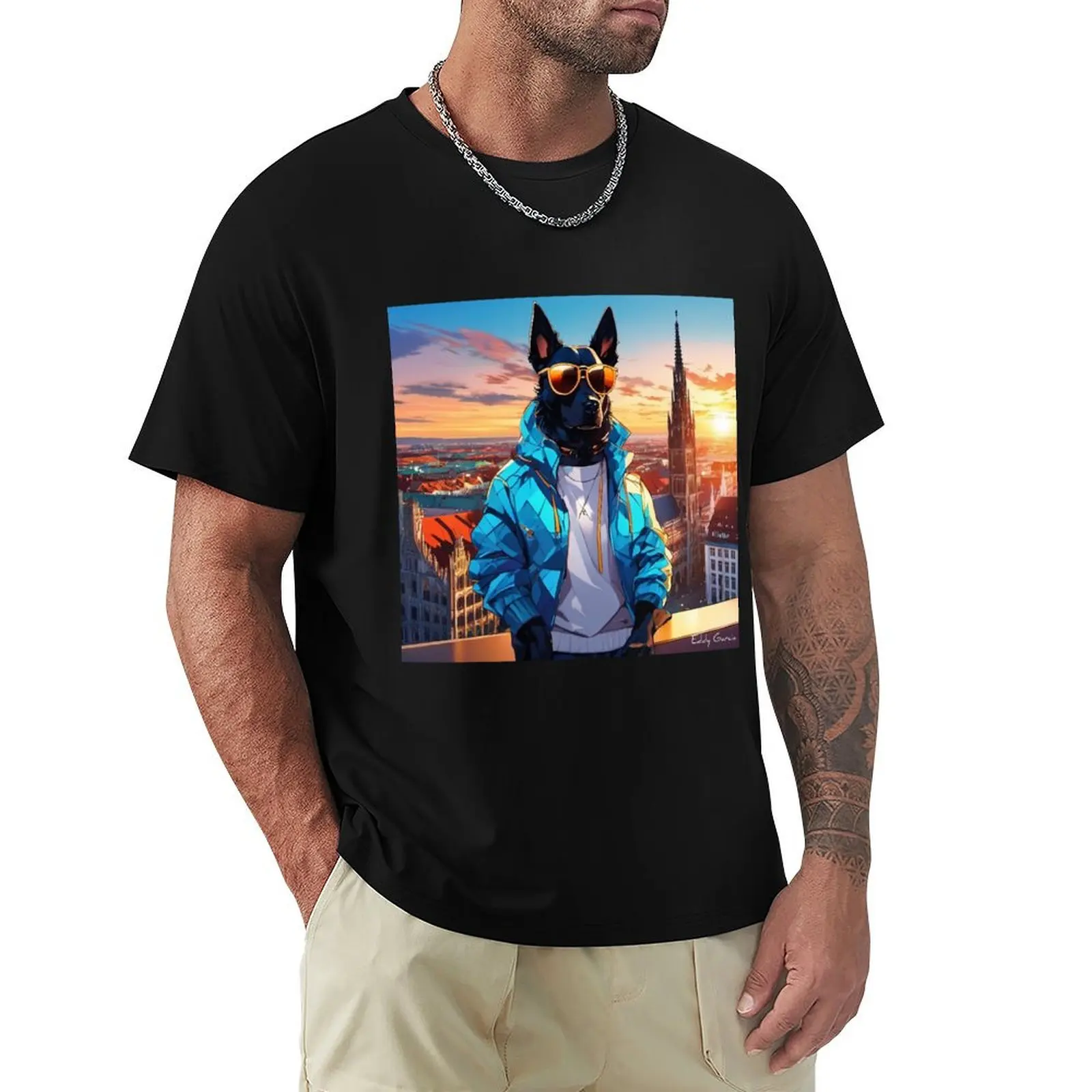 Munich-Heights-Skyline-Shepherd-T-shirt-cute-tops-plus-size-tops ...