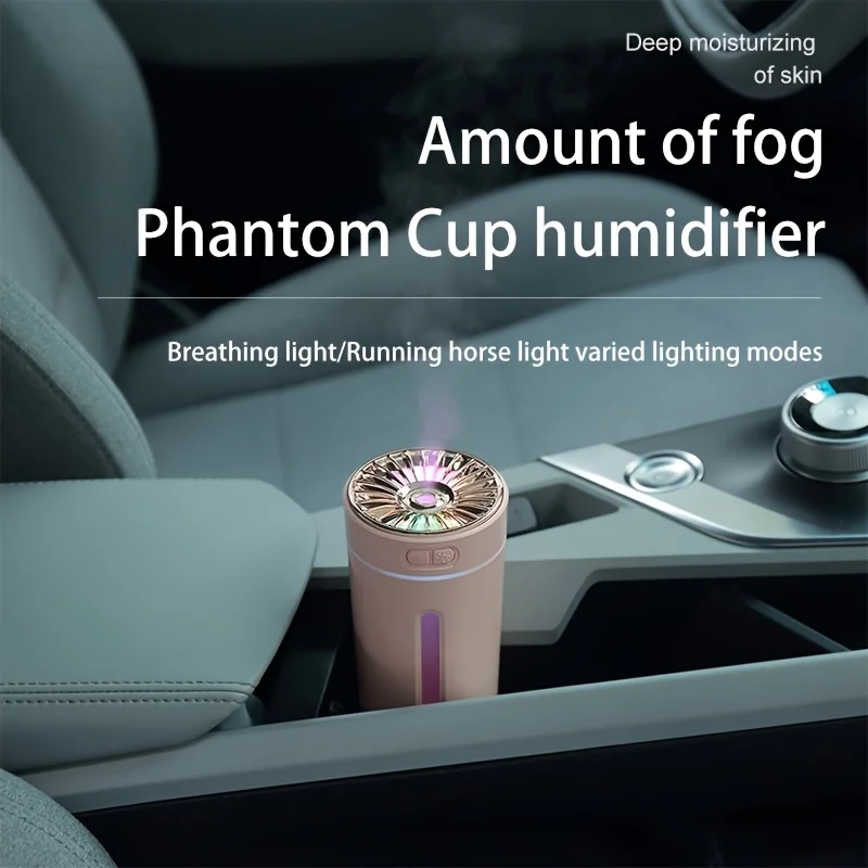 Wireless Car Air Humidifier USB Diffuser 300ml Portable Car ...