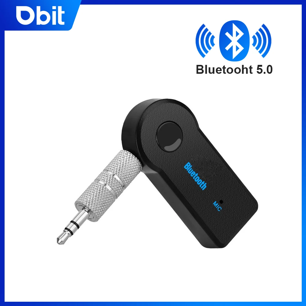 AUX Car Bluetooth Receiver,3.5mm Socket 5.0 Wireless Bluetooth Adapter ...