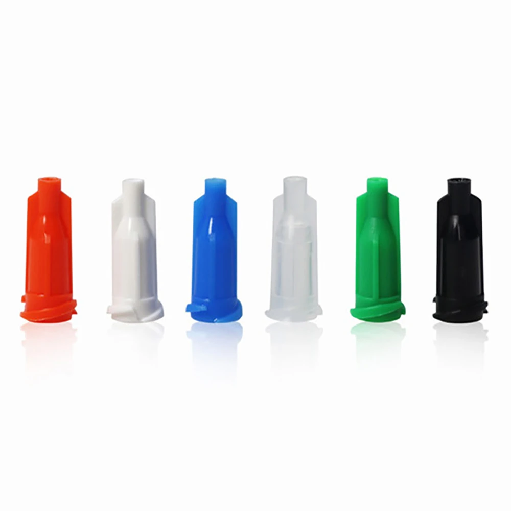 10pcs Syringe Head Cap Luer Lock Cover Screw Precision Tips Dispensing ...
