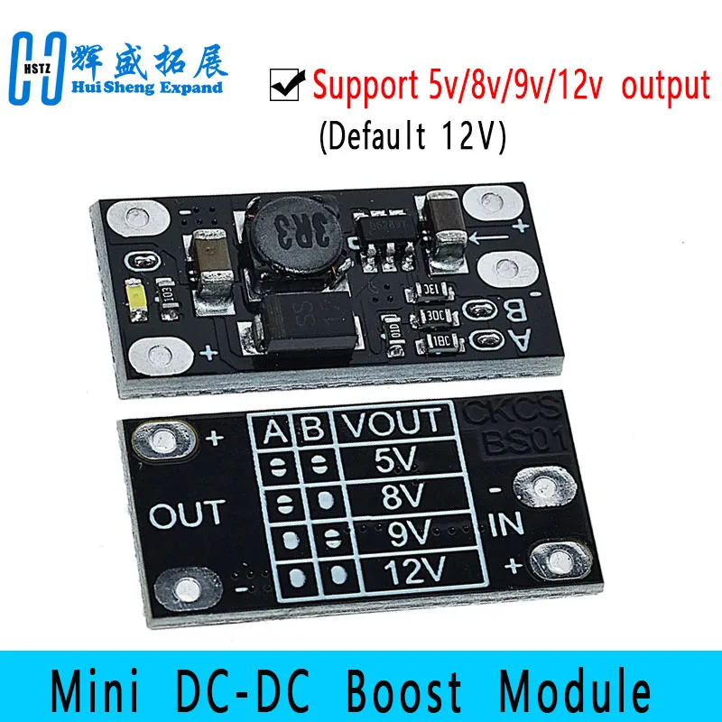 1.5A Multi-function Mini Boost Module Step Up Board 5V 8V 9V 12V LED ...