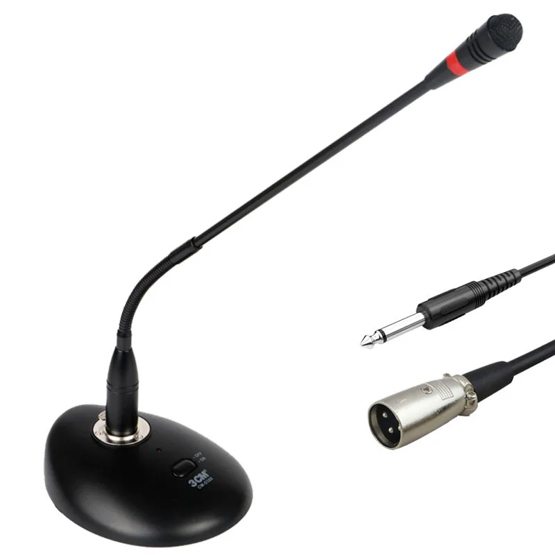 Paging-Microphone-Flexible-Gooseneck-Condenser-Microphone-Desktop ...