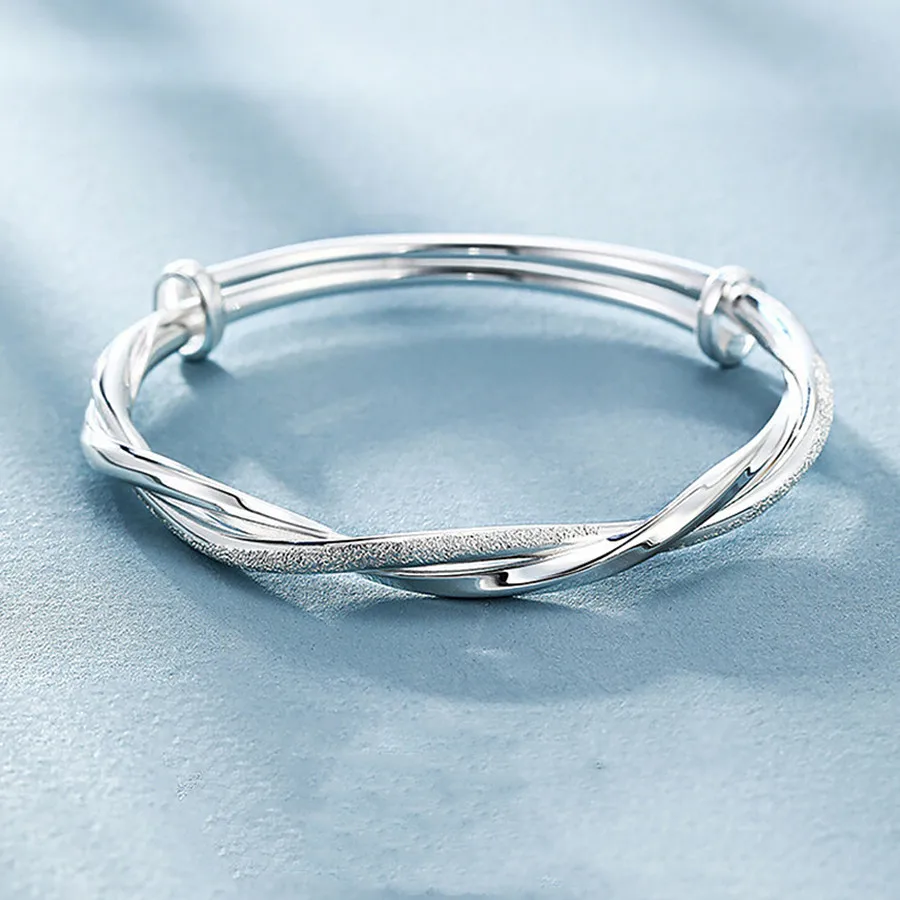 Charm-925-sterling-silver-creative-bracelets-Bangles-cute-for-women ...