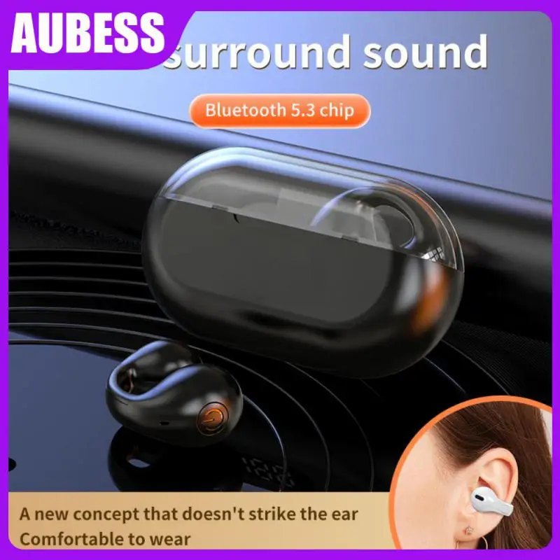새로운 TWS 앰비 사운드 이어커프스 귀 골전도 이어링 무선 블루투스 이어폰, 스포츠 헤드폰 이어버드| | - AliExpress