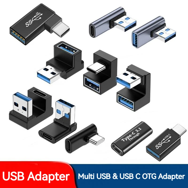 범용 Otg USB 3.0 케이블 충전 어댑터, C타입 USB 충전기, 삼성 원플러스 9 휴대폰 액세서리, 노트북 샤오미 11 ...