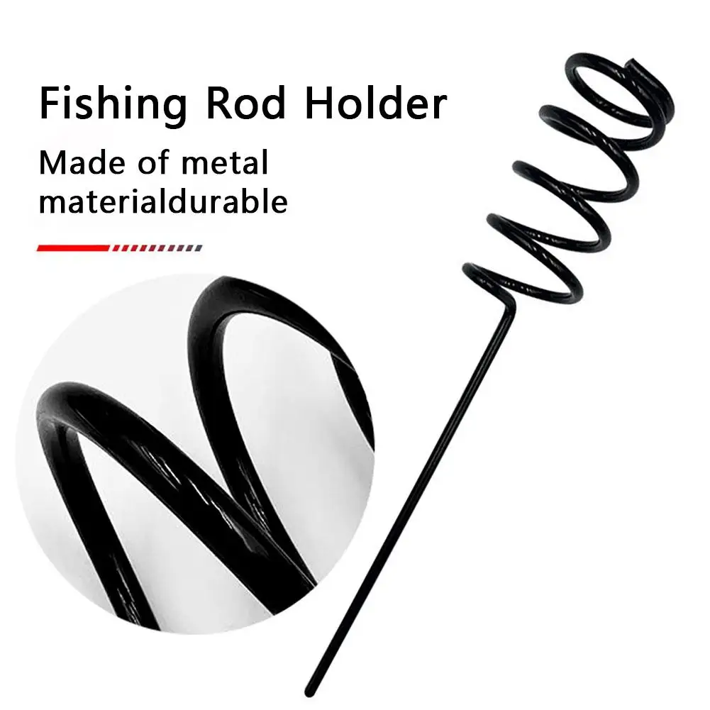 2pcs-Spiral-Fishing-Rod-Holder-Heavy-Duty-Insert-Ground-Fishing-Pole ...