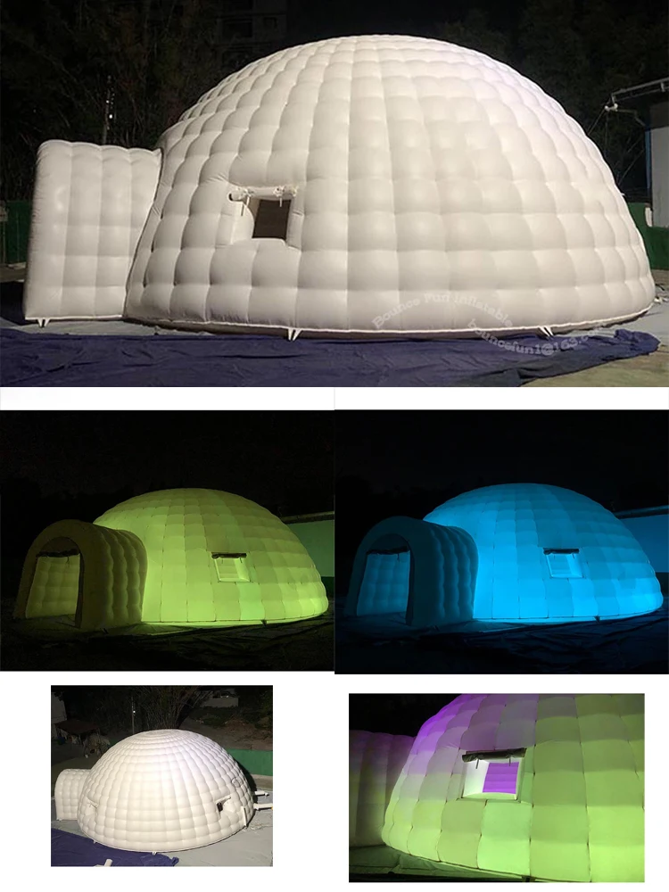 Giant Portable White Inflatable Igloo Tent Outdoor Dome Event Party ...