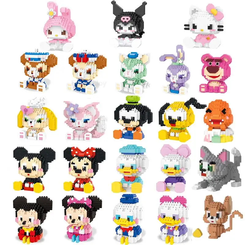 Bloques-de-construcci-n-de-Anime-Sanrio-para-ni-os-juguete-de-Hello ...