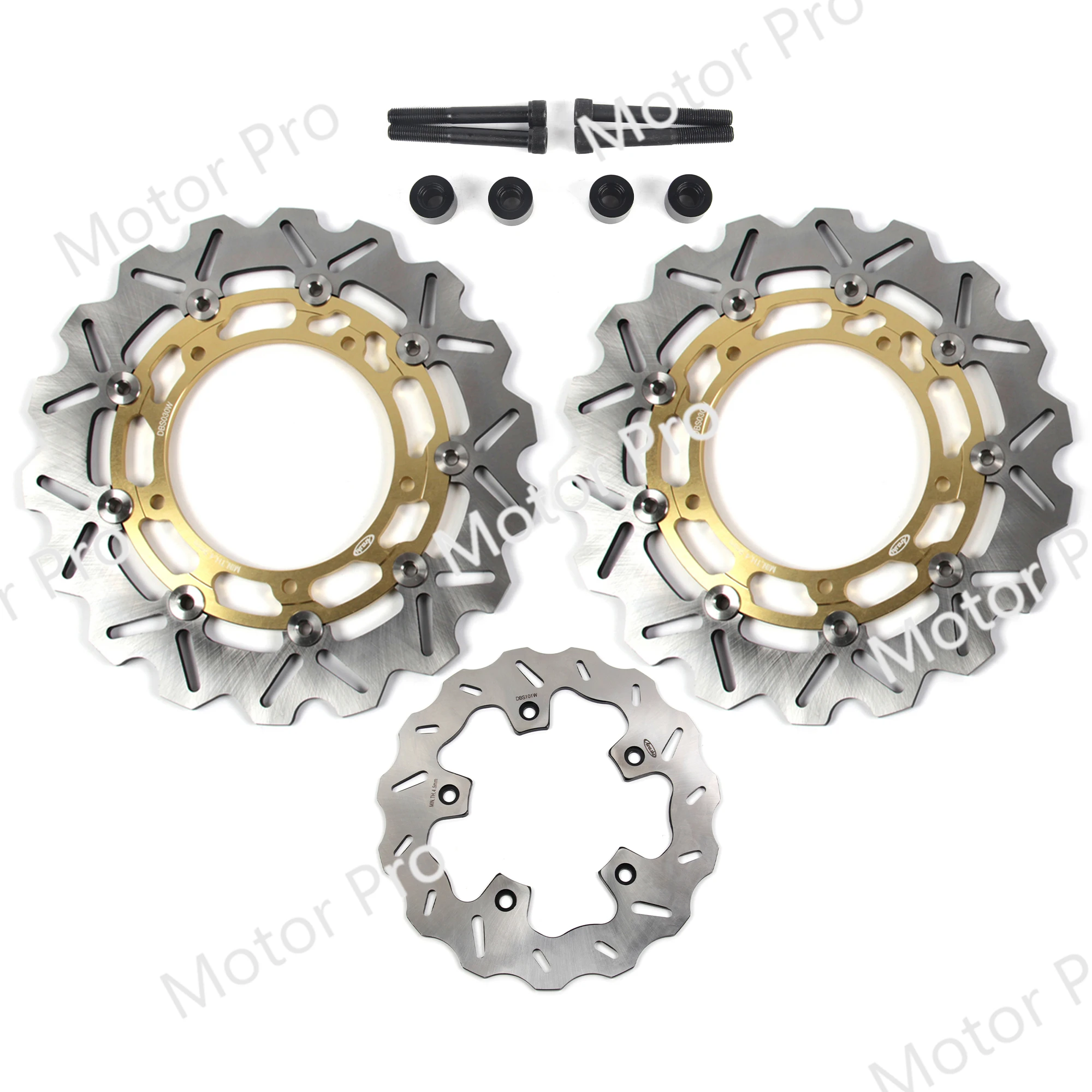 Front Rear Brake Disc For YAMAHA XP T-MAX 530 ABS 2012 2013 2014 2015 ...