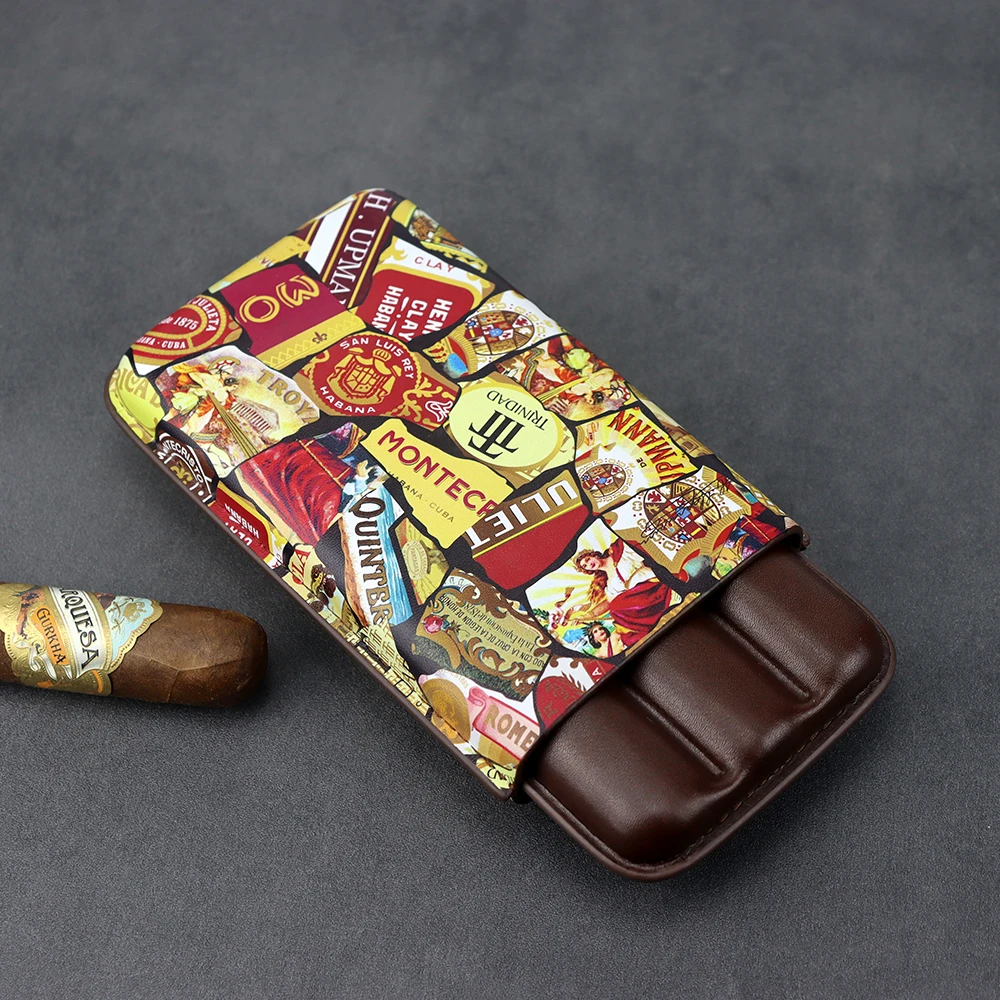 Classic-Cigar-Case-Leather-Cuba-Cigar-Cigarrate-Box-Pocket-Cuba-Cigar ...