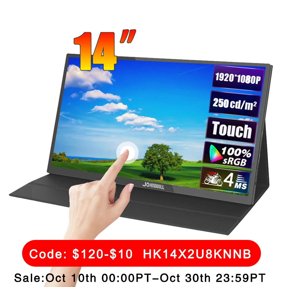 Protable-Monitor-Ultrathin-14-Inch-1920x1080P-IPS-Panel-Touchscreen ...