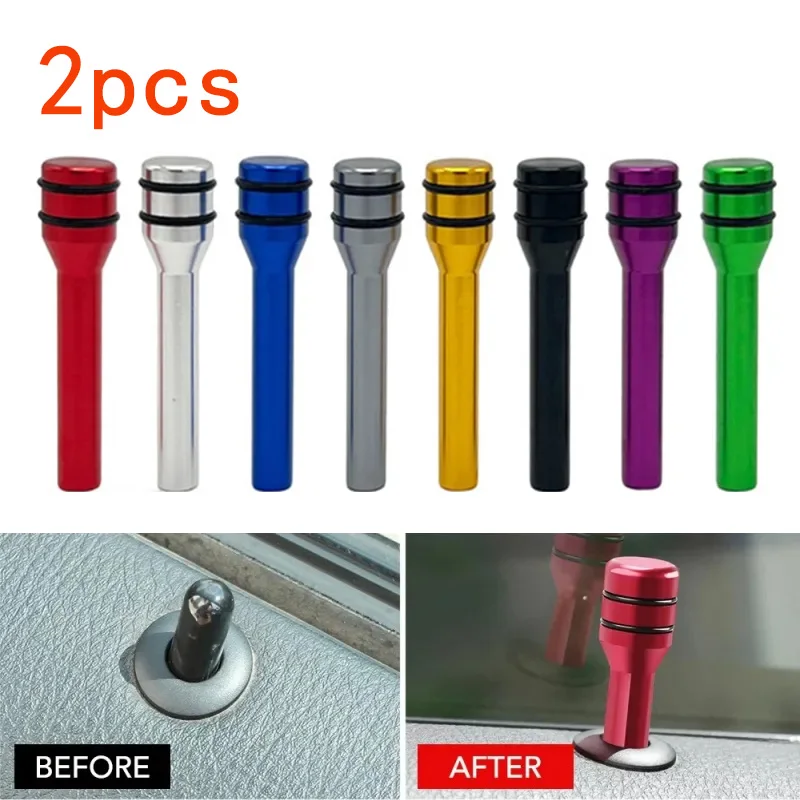 2Pcs-car-door-lock-pin-levers-secure-the-auto-GM-new-49mm-handlepull-to ...