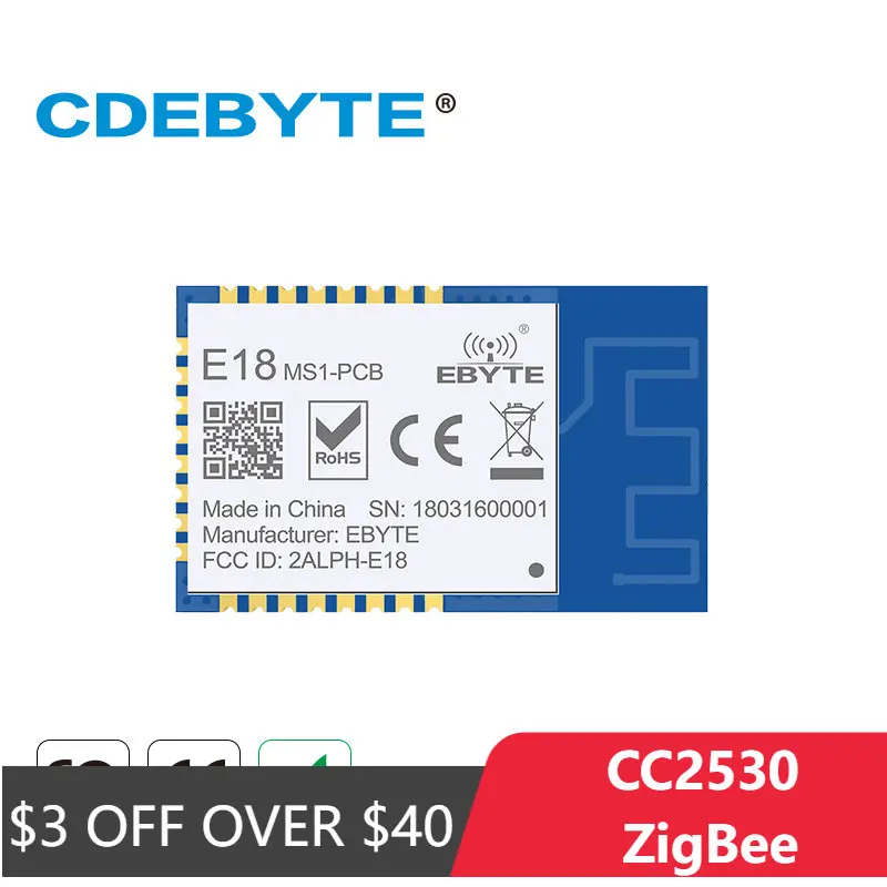 Ebyte E18 MS1 PCB CC2530 ZigBee Modul 8051 MCU 2,4 GHz IO Ad Hoc Mesh Netzwerk Router Terminal ...