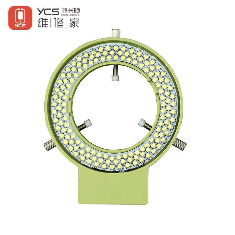 YCS Adjustable 144 LED Ring Light illuminator Lamp For Industry Stereo ...