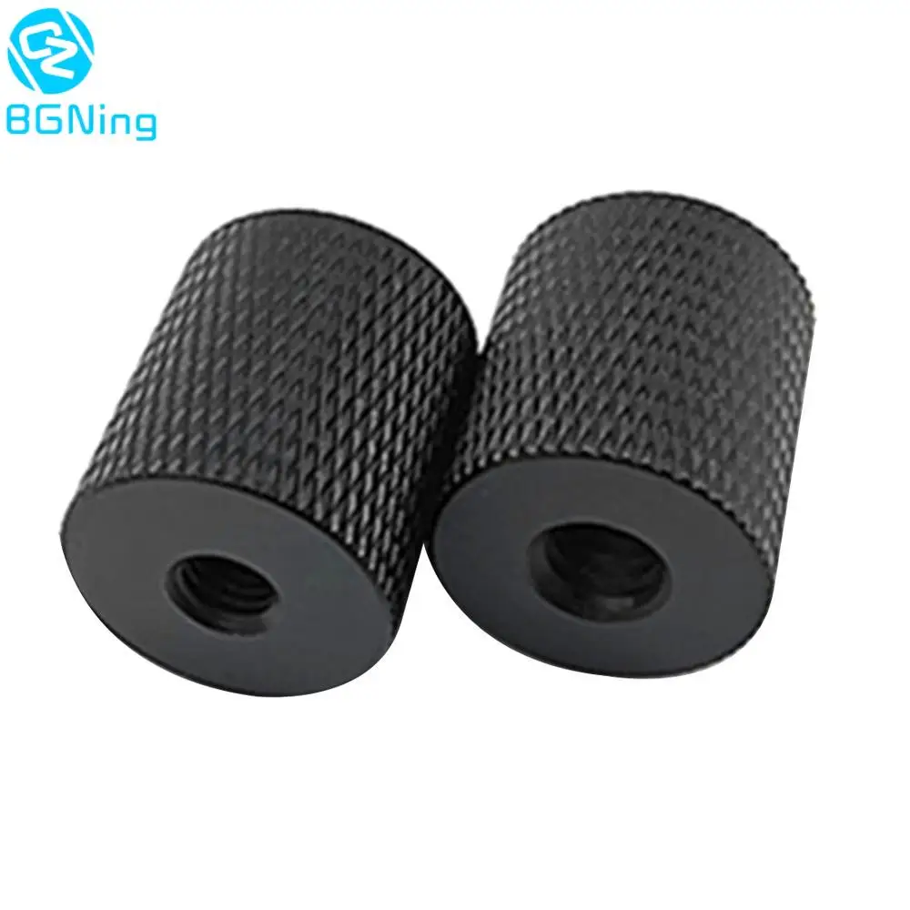 2x 1/4" Inch Thread Hole Female to Female 3/8 M4 M5 M6 M8 Mount Adapter ...