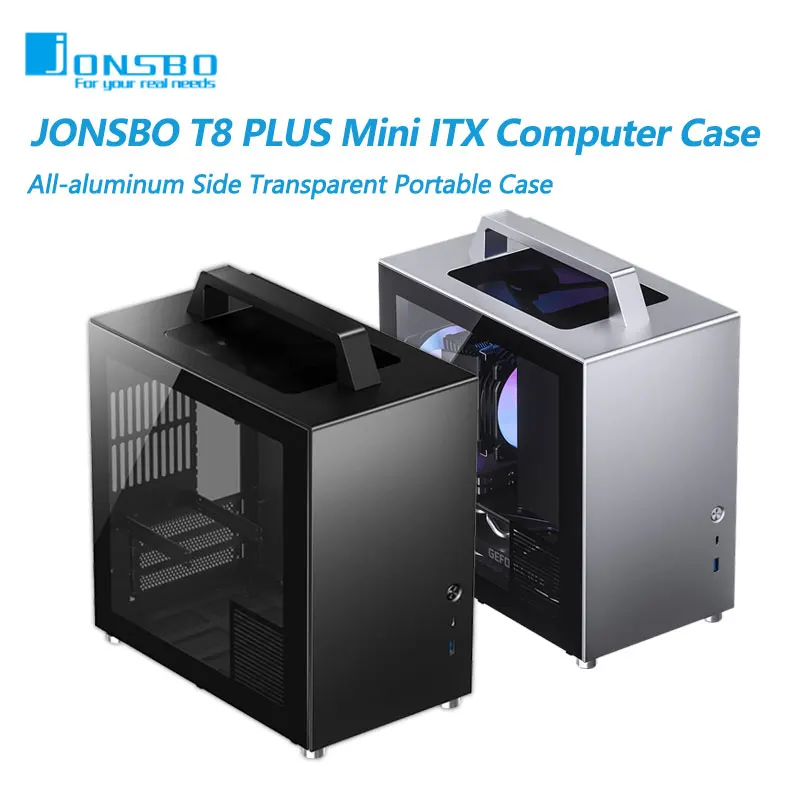JONSBO-T8-PLUS-ITX-MINI-Small-Case-All-Aluminum-Suitcase-Portable-Desktop-Computer-Empty-Chassis ...