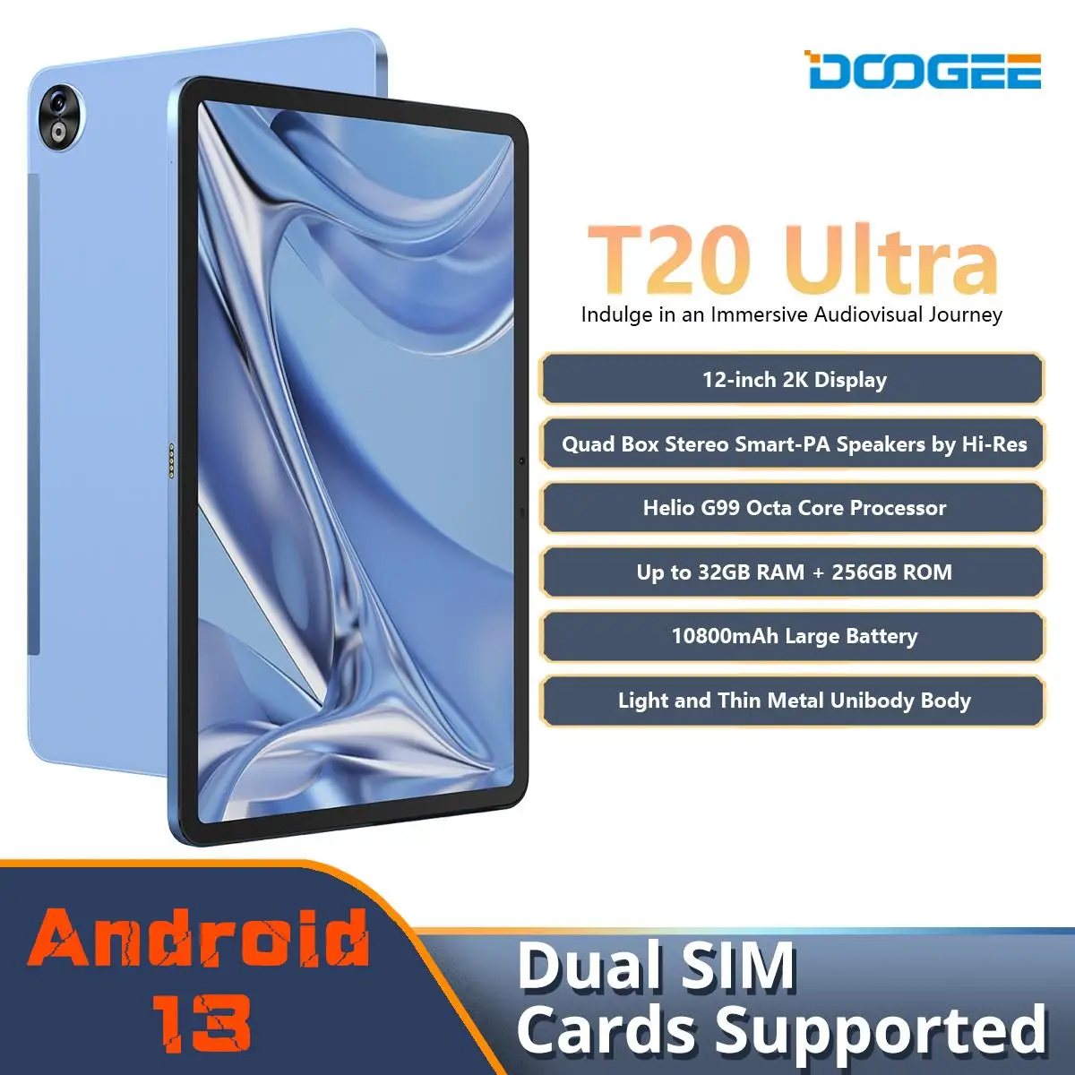 DOOGEE-T20-Ultra-tableta-Android-10800mAh-bater-a-12-pulgadas-2K-CPU ...
