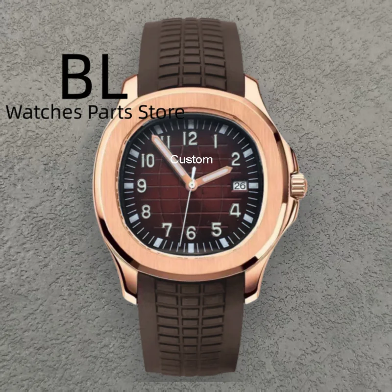 BLIGER 40MM NH35 Automatic Mechanical Watch For Men Sapphire Crystal ...